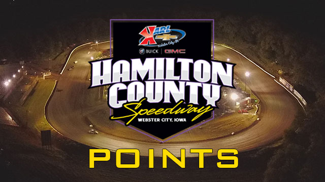 Hamilton County Speedway Points Standings